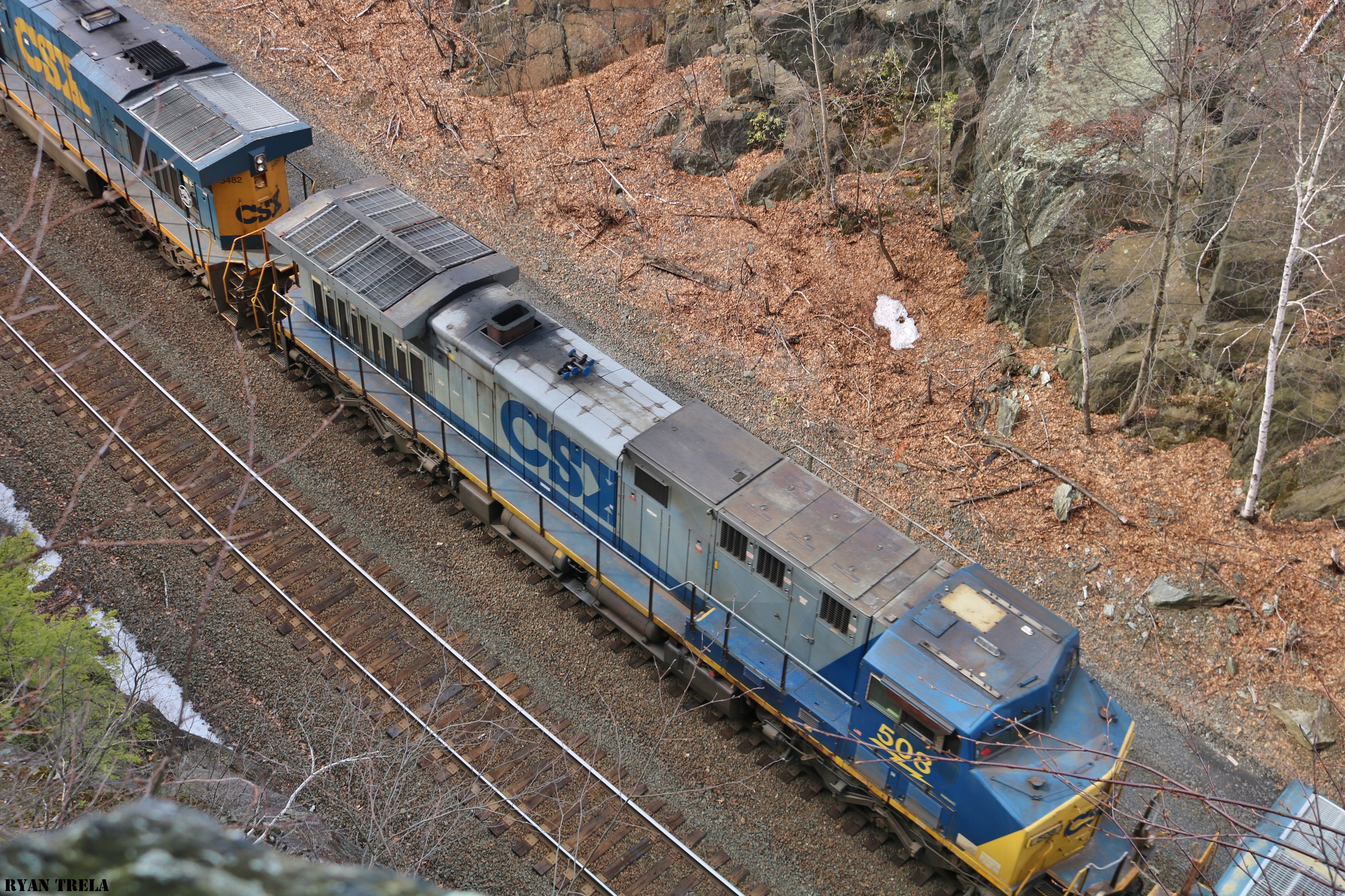 top view of CSX #508: The NERAIL New England Railroad Photo Archive