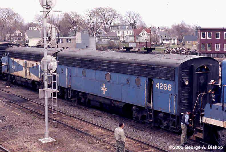 B&M F5a #4228 & F7b #4268 at Ayer, MA in May, 1971 by George A. Bishop (WFPT): The NERAIL New ...