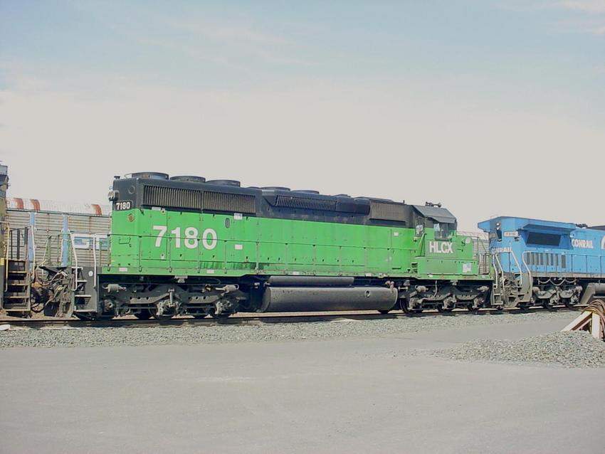 HLCX SD40-2 7180 West Springfield MA: The NERAIL New England Railroad Photo Archive
