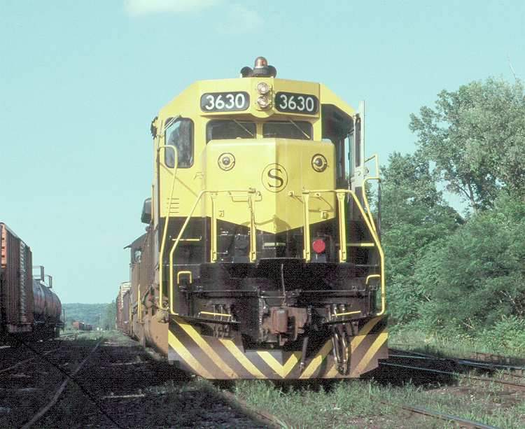 NYS&W #3630 at Mohawk yard, Scotia, New York.: The NERAIL New England Railroad Photo Archive