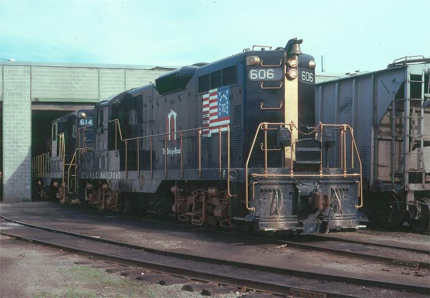 St J & LC GP7 606: The NERAIL New England Railroad Photo Archive