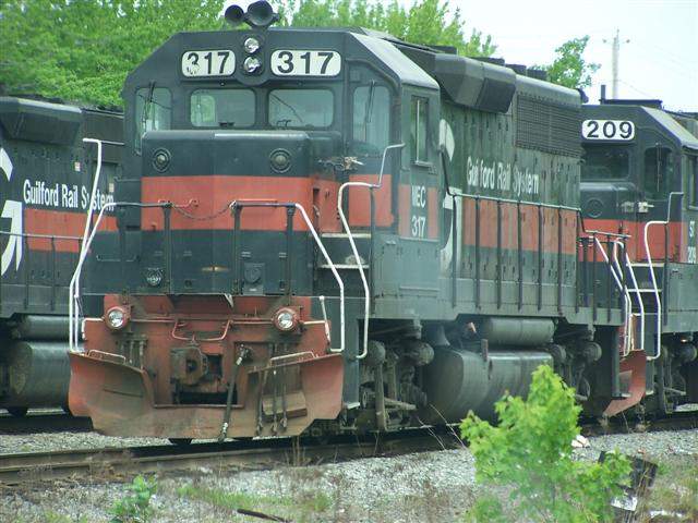 MEC 317 in Ayer yard: The NERAIL New England Railroad Photo Archive