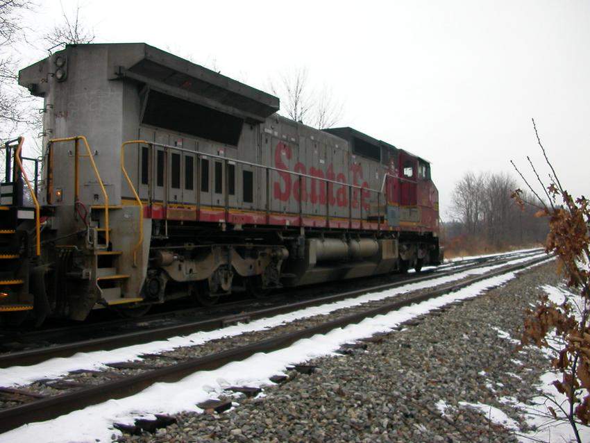 BNSF 853 still in Bow,NH: The NERAIL New England Railroad Photo Archive