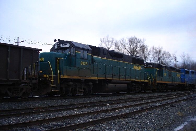 NHN GP38 #3823 at Dover, NH: The NERAIL New England Railroad Photo Archive