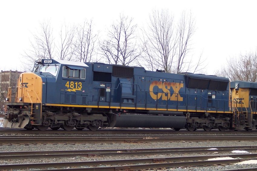 Solitary shot of CSX SD70AC 4813.: The NERAIL New England Railroad Photo Archive