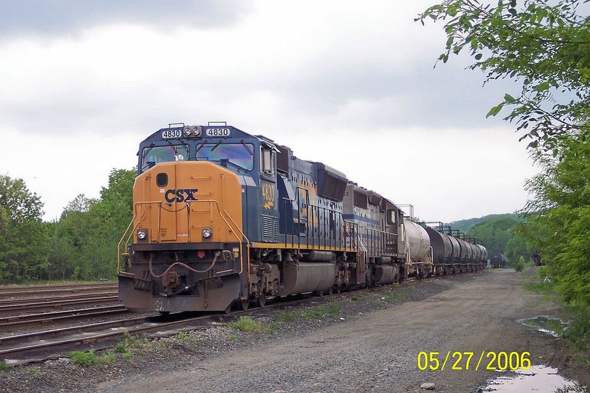 CSX SD70AC 4830 in Nevins Yard.: The NERAIL New England Railroad Photo Archive