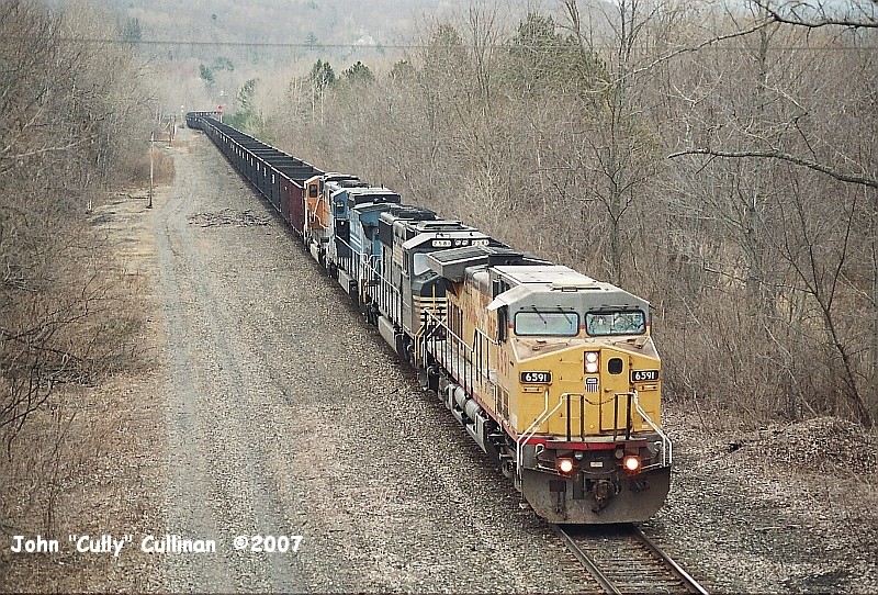 Guilford Empty Bow Coal Train Monday April 2, 2007 #08: The NERAIL New England Railroad Photo ...