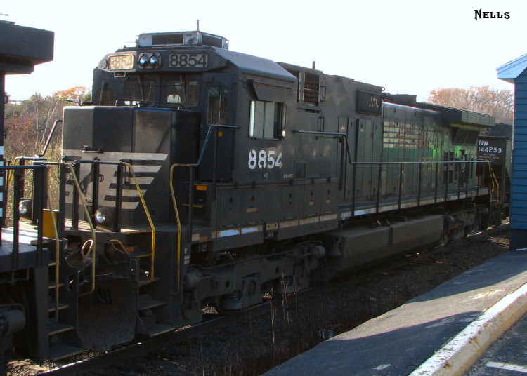 NS 8854 at Gardner MA: The NERAIL New England Railroad Photo Archive