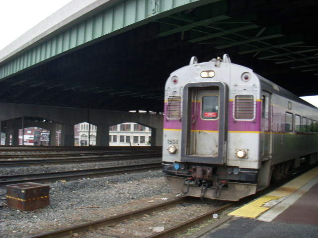 MBTA CTC-3 1504 Leaving Worcester: The NERAIL New England Railroad Photo Archive