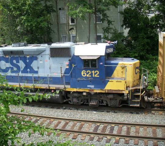 CSX GP40-2 6212 at Worcester, MA: The NERAIL New England Railroad Photo Archive