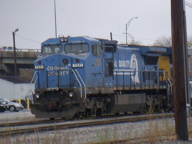 CSX Conrail #7331 at Beacon Park Yard: The NERAIL New England Railroad Photo Archive