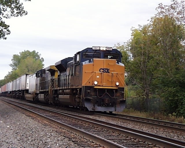 csx sd70ace #4845 on 0116 at pittsfield ma: The NERAIL New England Railroad Photo Archive