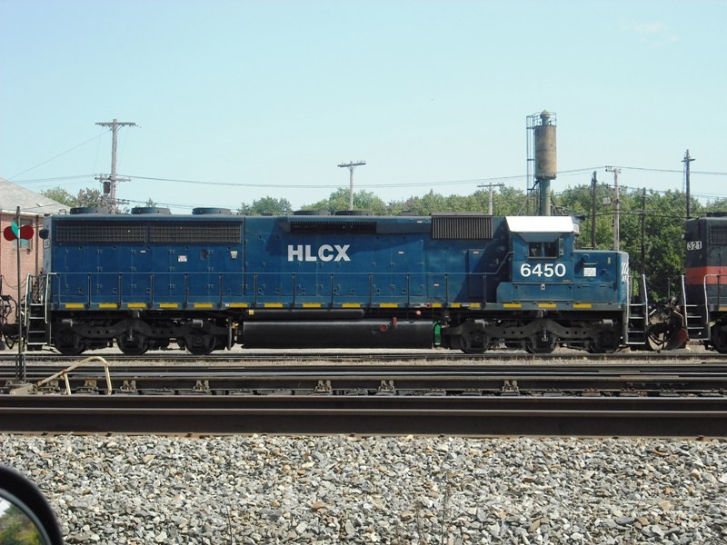 HLCX#6450 is closer look as tied down all day: The NERAIL New England Railroad Photo Archive