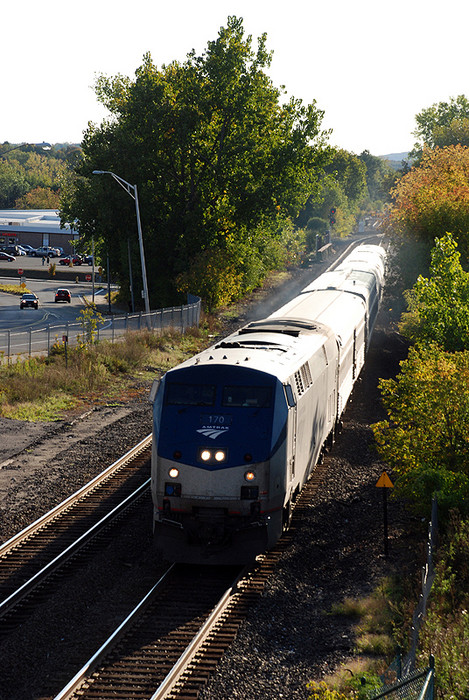 Amtrak #448 Arriving @ Pittsfield: The NERAIL New England Railroad Photo Archive