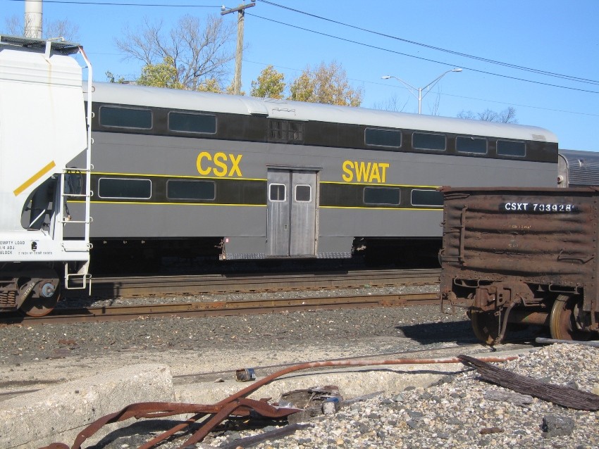 CSX Security Safety Security Train in Pittsfield 3: The NERAIL New England Railroad Photo Archive