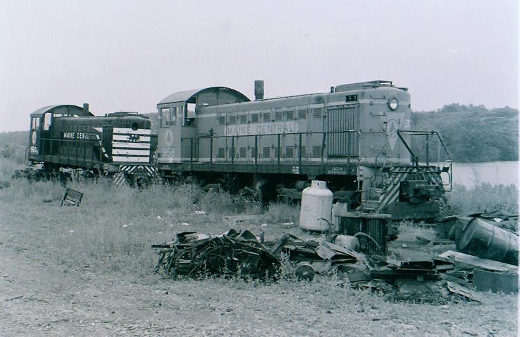 waterville dead line 1990 or 1991: The NERAIL New England Railroad Photo Archive