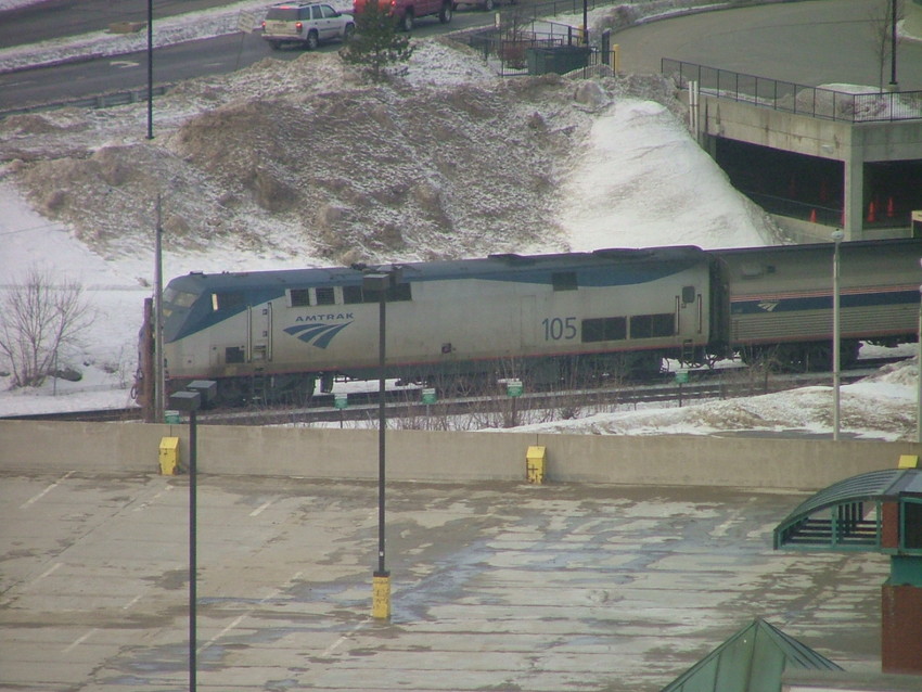 amtrak p449 @ pittsfield ma: The NERAIL New England Railroad Photo Archive
