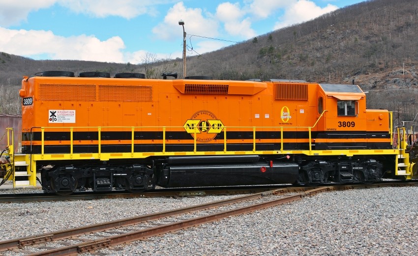 NECR 3809 Bellows Falls 3/29/13: The NERAIL New England Railroad Photo Archive