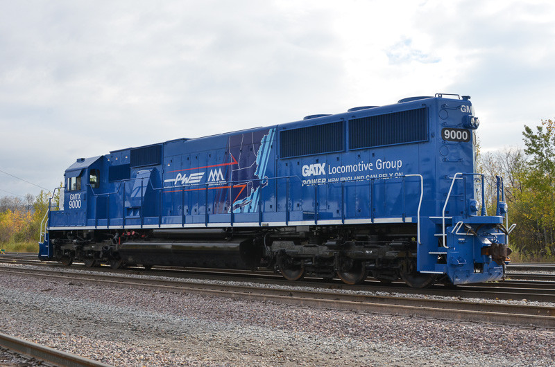 GATX GMTX 9000 at St Albans, VT: The NERAIL New England Railroad Photo Archive