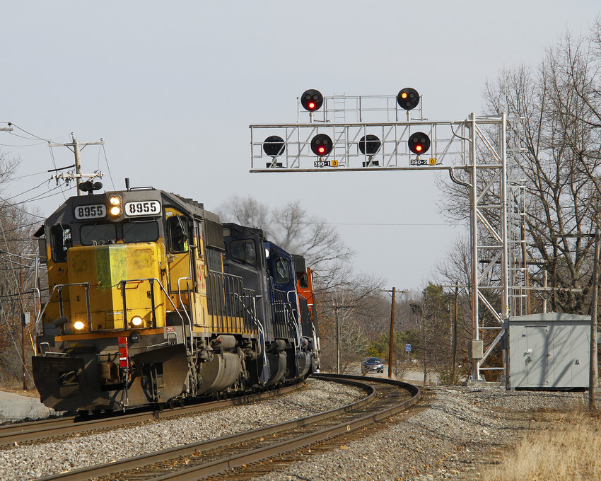 LTEX 8955 w/ 2nd half of empty grain train @ Shirley: The NERAIL New England Railroad Photo Archive