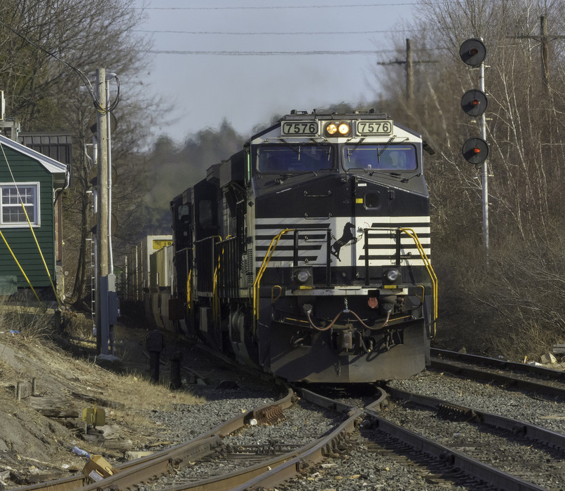 Pan Am Southern Train 23K at Gardner, MA: The NERAIL New England Railroad Photo Archive