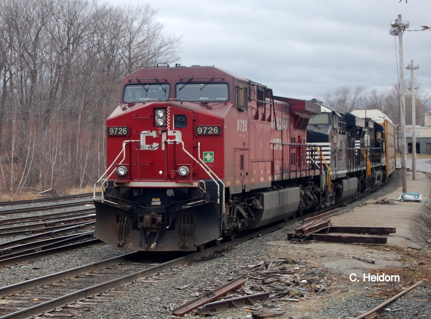 CP 9726 in Gardner Mass: The NERAIL New England Railroad Photo Archive