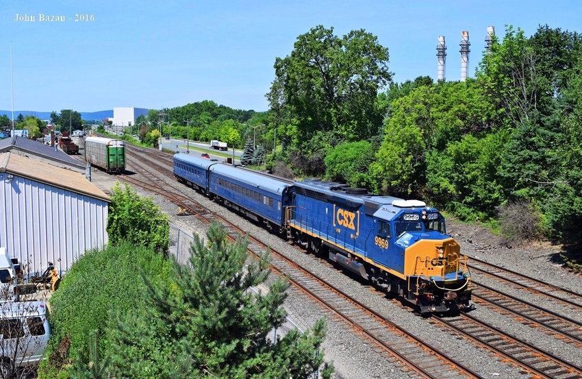 CSX Inspection Train At Pittsfield, MA: The NERAIL New England Railroad Photo Archive