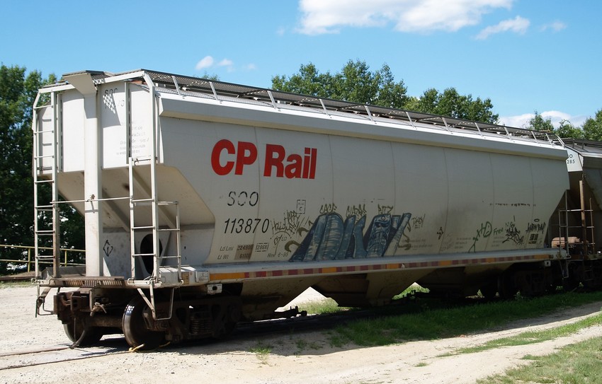 CP Rail (SOO) Covered Hopper in Concord, NH: The NERAIL New England Railroad Photo Archive
