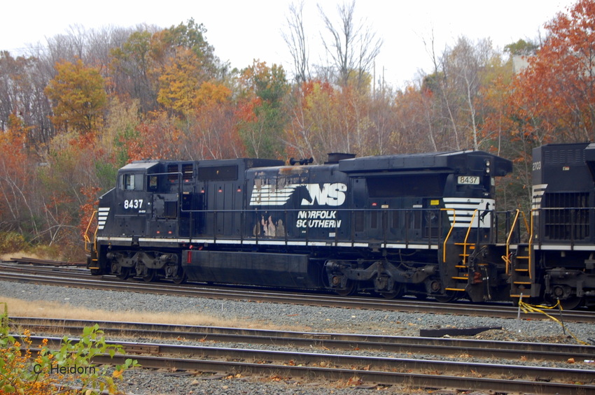 NS 8437 in Gardner Mass: The NERAIL New England Railroad Photo Archive