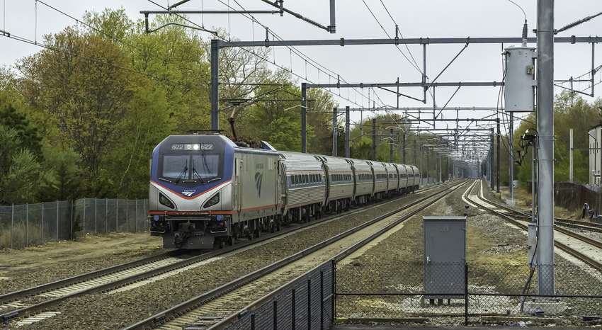 Amtrak Train 86 Approaching Kingston, RI: The NERAIL New England Railroad Photo Archive