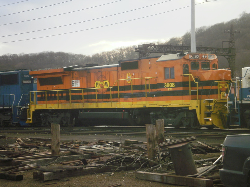 pw 3908 ex lmx 8557: The NERAIL New England Railroad Photo Archive