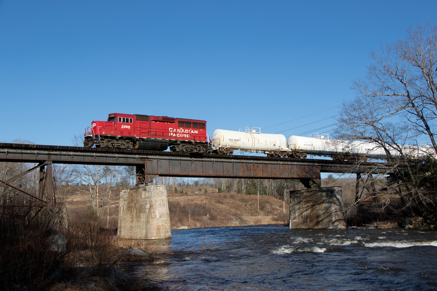 CP 2266 Leads F13 at Marsh Stream: The NERAIL New England Railroad Photo Archive