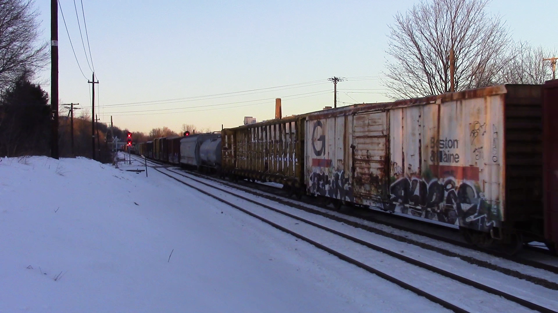 A white Guilford boxcar: The NERAIL New England Railroad Photo Archive