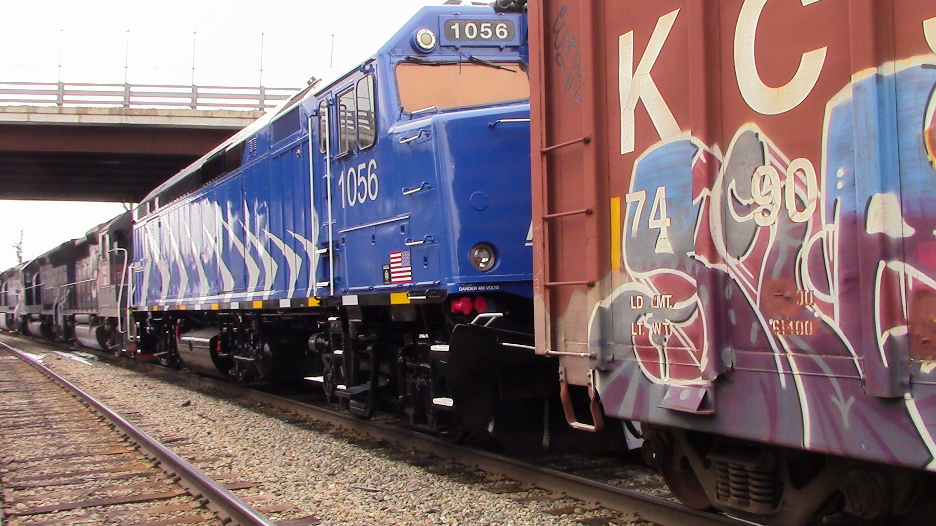 Ex MBTA F40PH-2C #1056: The NERAIL New England Railroad Photo Archive