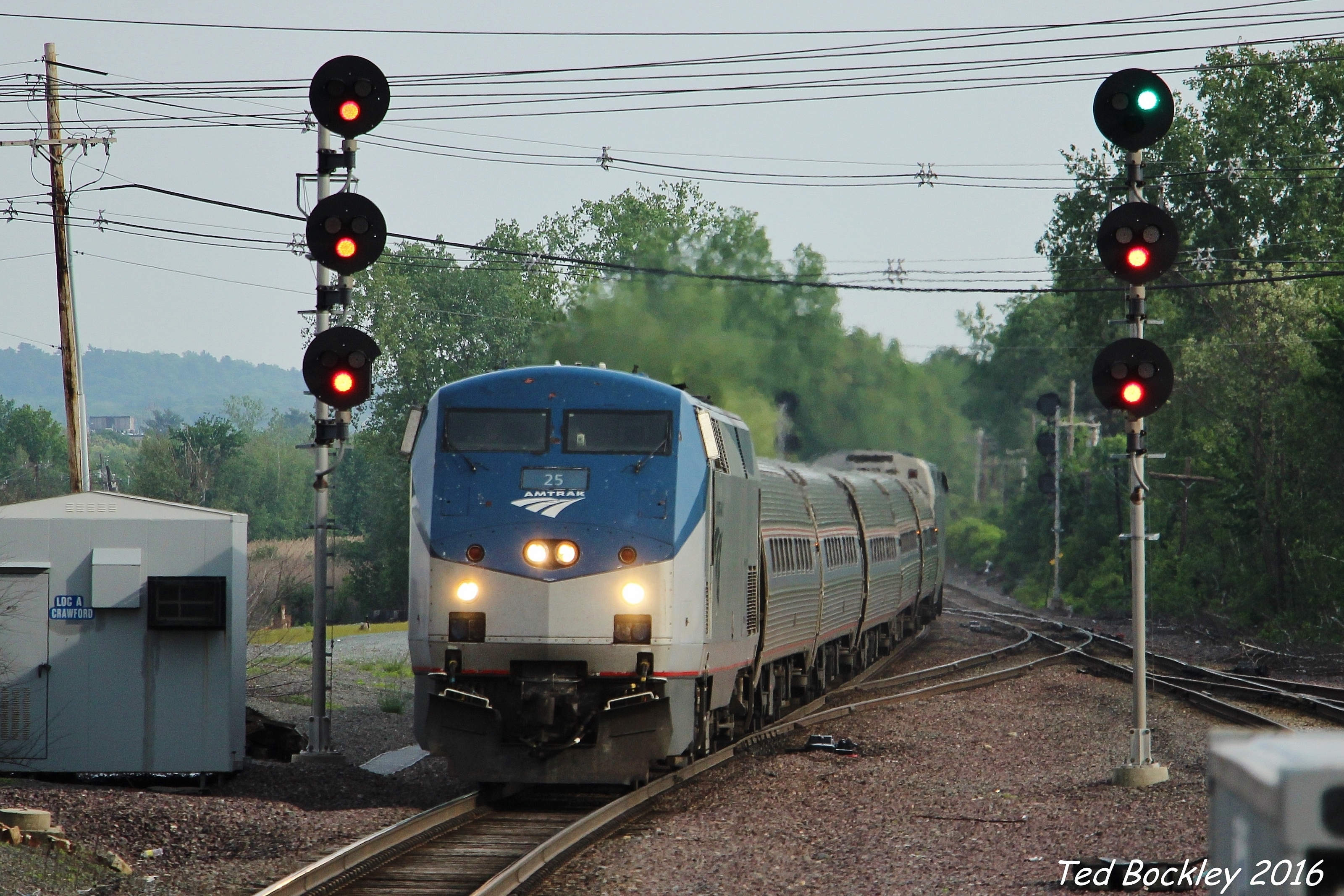 Amtrak 687 in Woburn, MA: The NERAIL New England Railroad Photo Archive