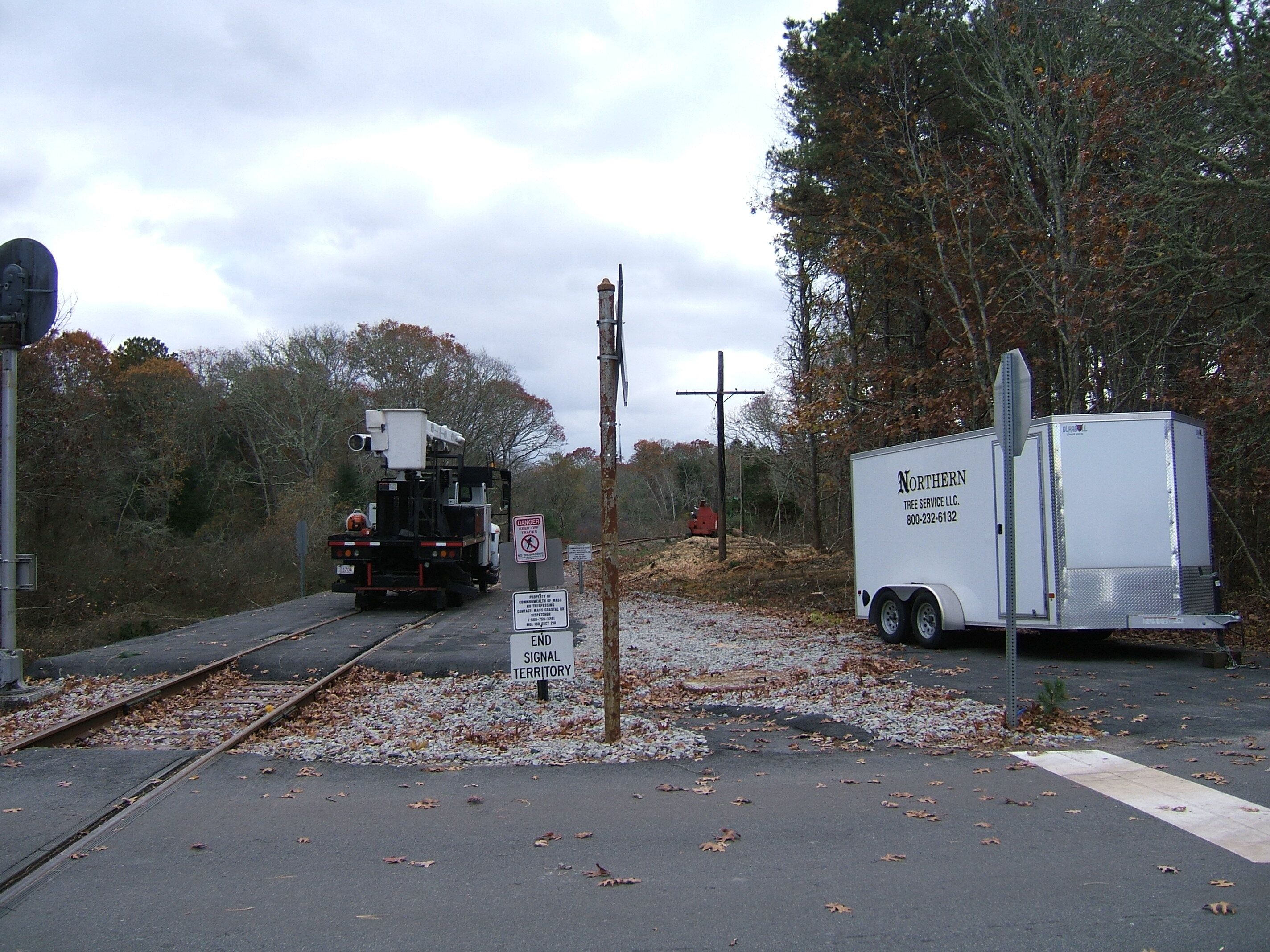 Northern Tree Service on the Falmouth Secondary line: The NERAIL New ...