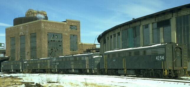 MBTA E8A Units at Old Boston Engine House: The NERAIL New England ...