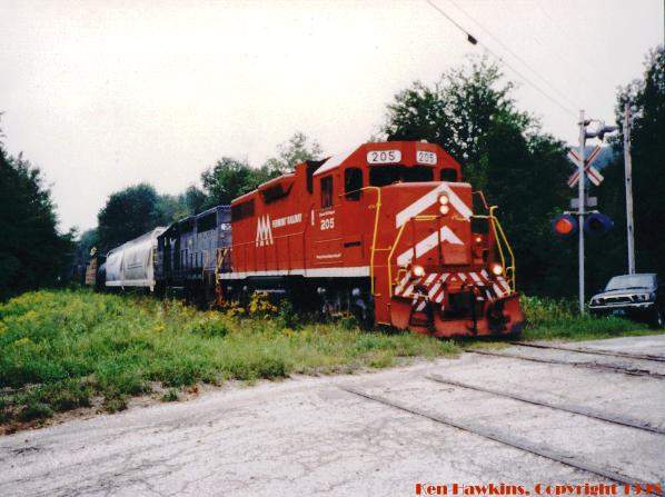 VTR 205 crossing Town Hill Road in Cuttingsville, VT: The NERAIL New ...