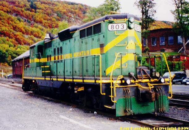 GMRC 803 in Bellows Falls, VT.: The NERAIL New England Railroad Photo ...