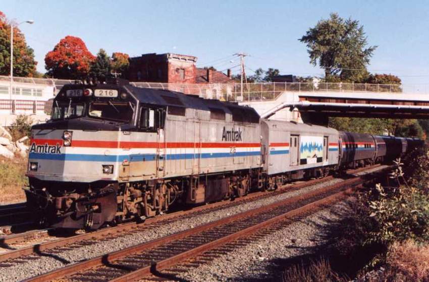 Amtrak's Vermonter in Palmer, Ma: The NERAIL New England Railroad Photo ...