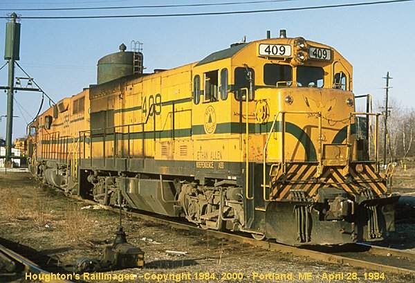Maine Central U18B #409 at Rigby Yard: The NERAIL New England Railroad ...