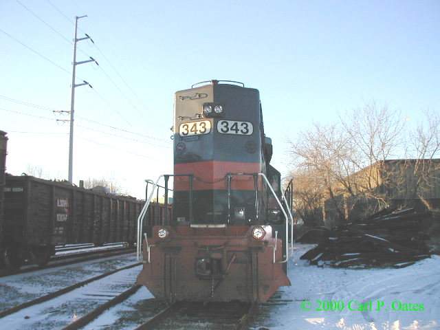 Guilford GP40 #343: The NERAIL New England Railroad Photo Archive