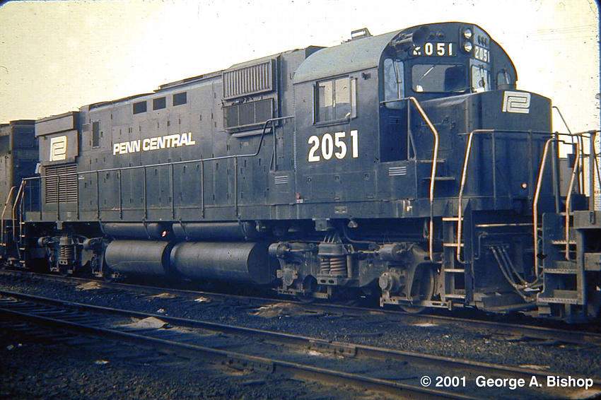 PC ALCO C430 #2051 at Fitchburg, MA on Coal Train Mar 1971 by George A ...