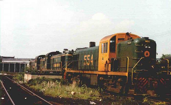 MEC 557,556,and 554 await disposition 10-75 Rigby Yard ,Maine: The ...