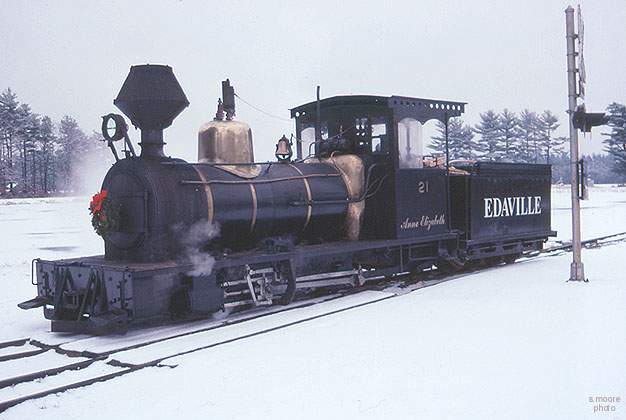 Edaville #21 at waiting at station: The NERAIL New England Railroad ...