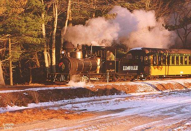 Edaville #21 in the cranberry bogs: The NERAIL New England Railroad ...