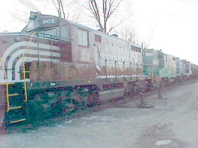 The Hobo Railroad's 302 with Negs 503 and 566 on Jan 1st: The NERAIL ...
