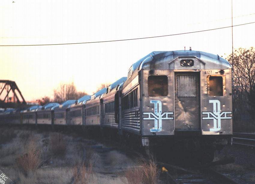 RDC Buddliners on Fitchburg Line near Fresh Pond in Cambridge: The ...