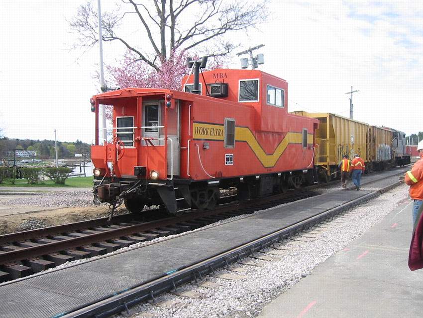 MBTA work extra at Manchester on stone train duty: The NERAIL New ...