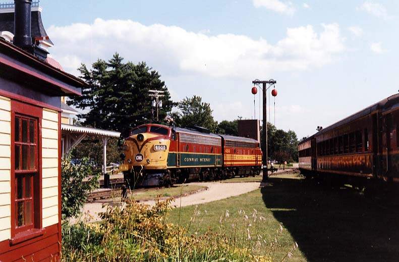 Notch train power, North Conway, NH: The NERAIL New England Railroad ...